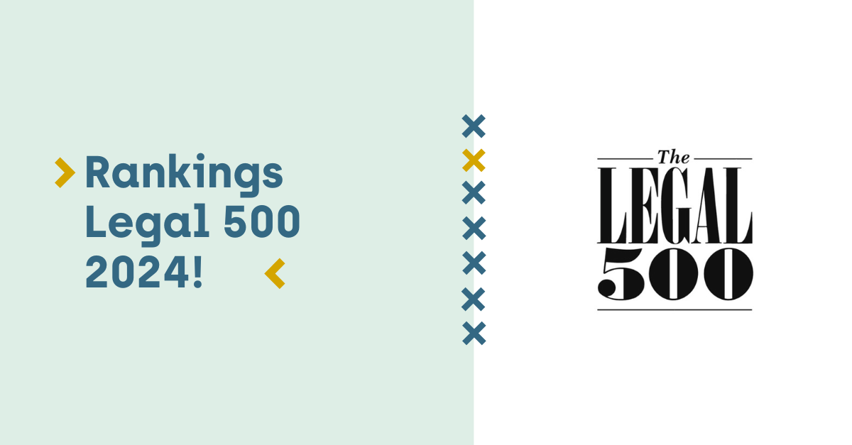Once again appreciation from our clients in the Legal 500 2024 rankings ...